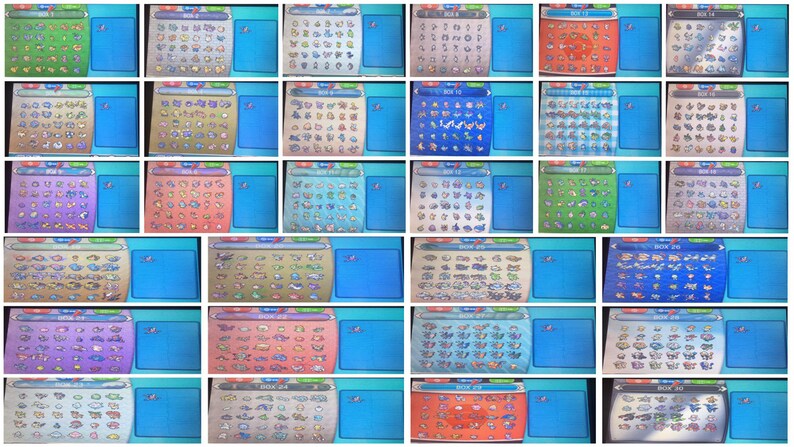 Unlocked Pokemon Omega Ruby Complete Shiny Pokedex Max - Etsy