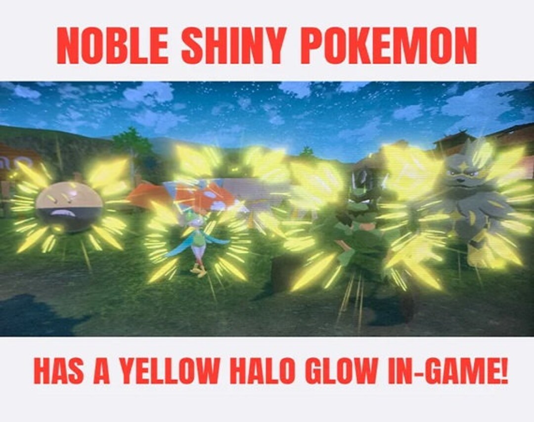 SHINY NOBLE POKEMON Pokemon Legends: Arceus Fast Delivery - Etsy