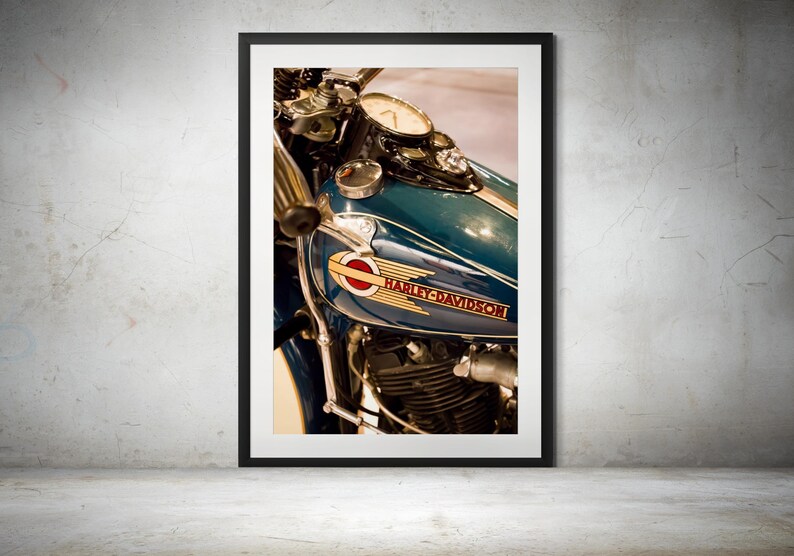 1936 Harley-davidson EL Knucklehead – Flying Wheel Logo, Vintage ...