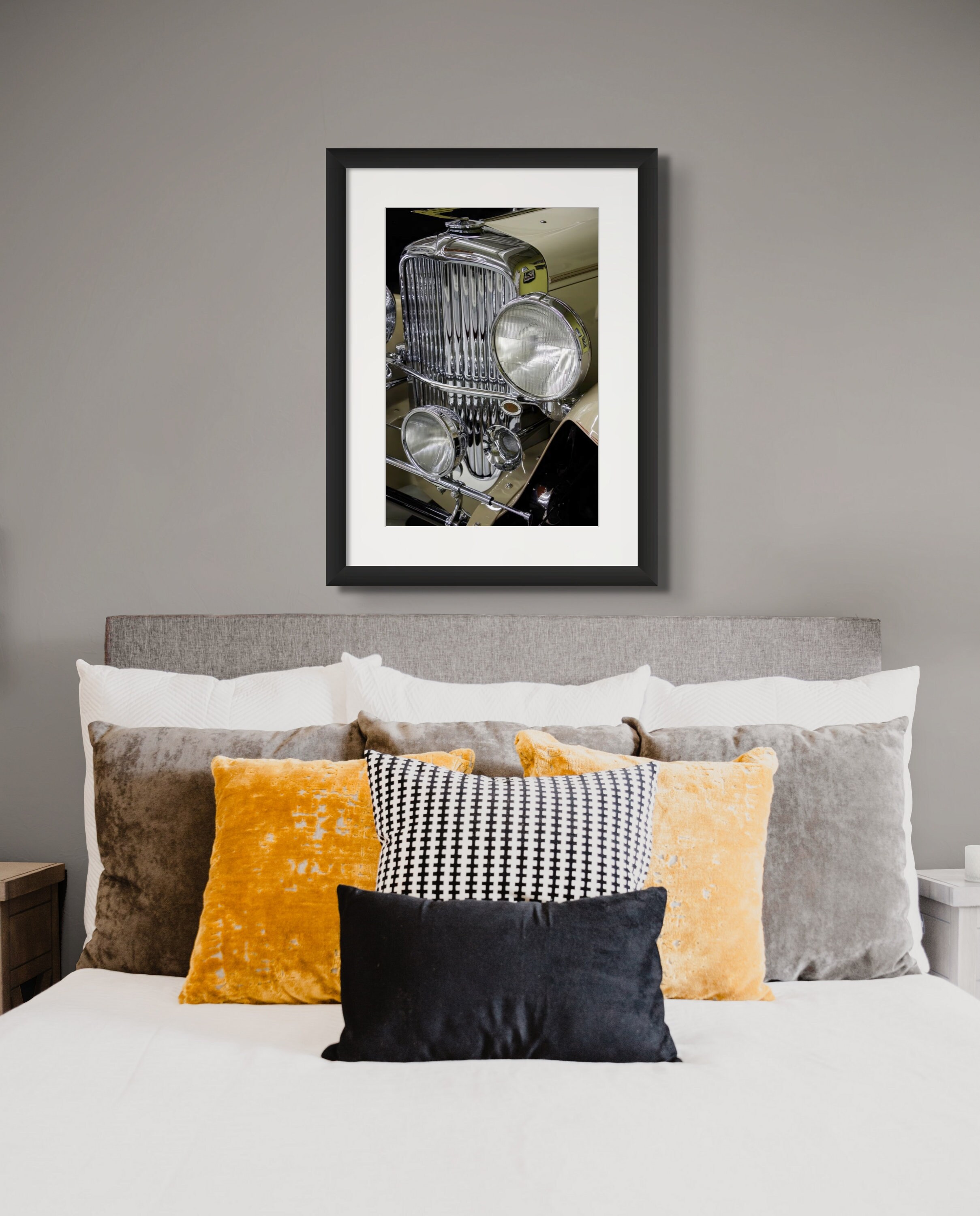 1929 Duesenberg Model J 7 Passenger Front End and Grill Vintage Car ...