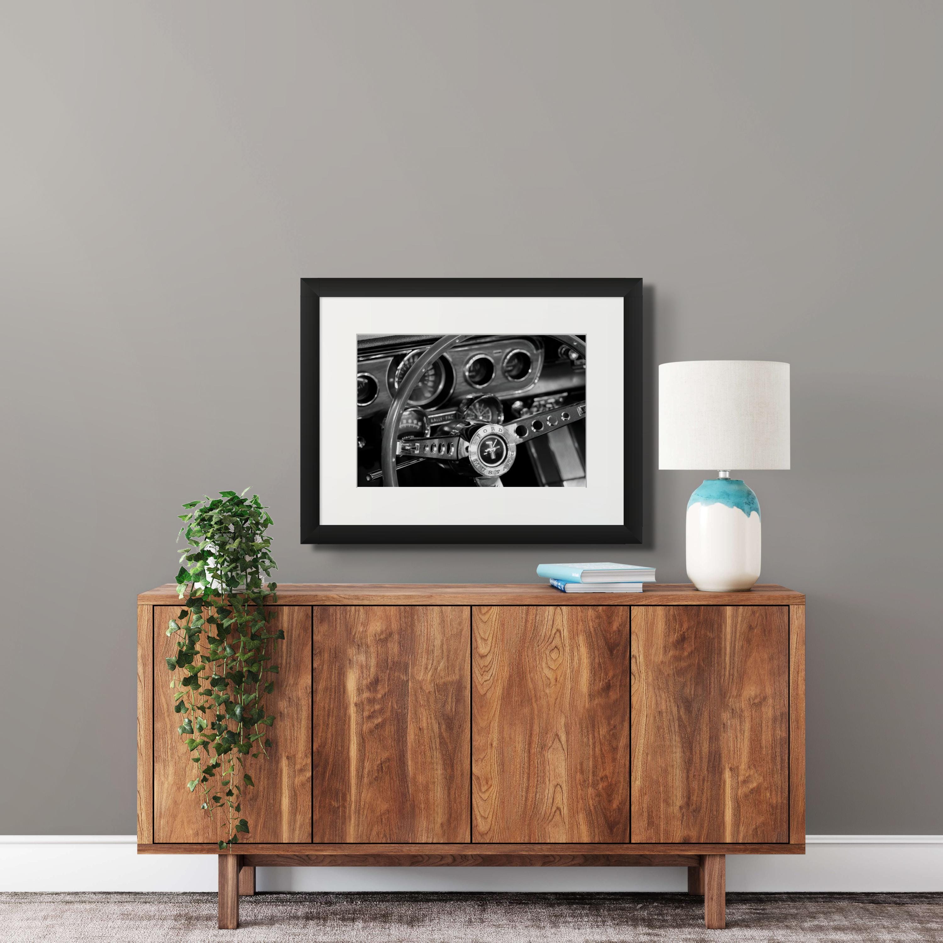 1965 Ford Mustang GT Dashboard Print- Classic Car Photography, Vintage ...