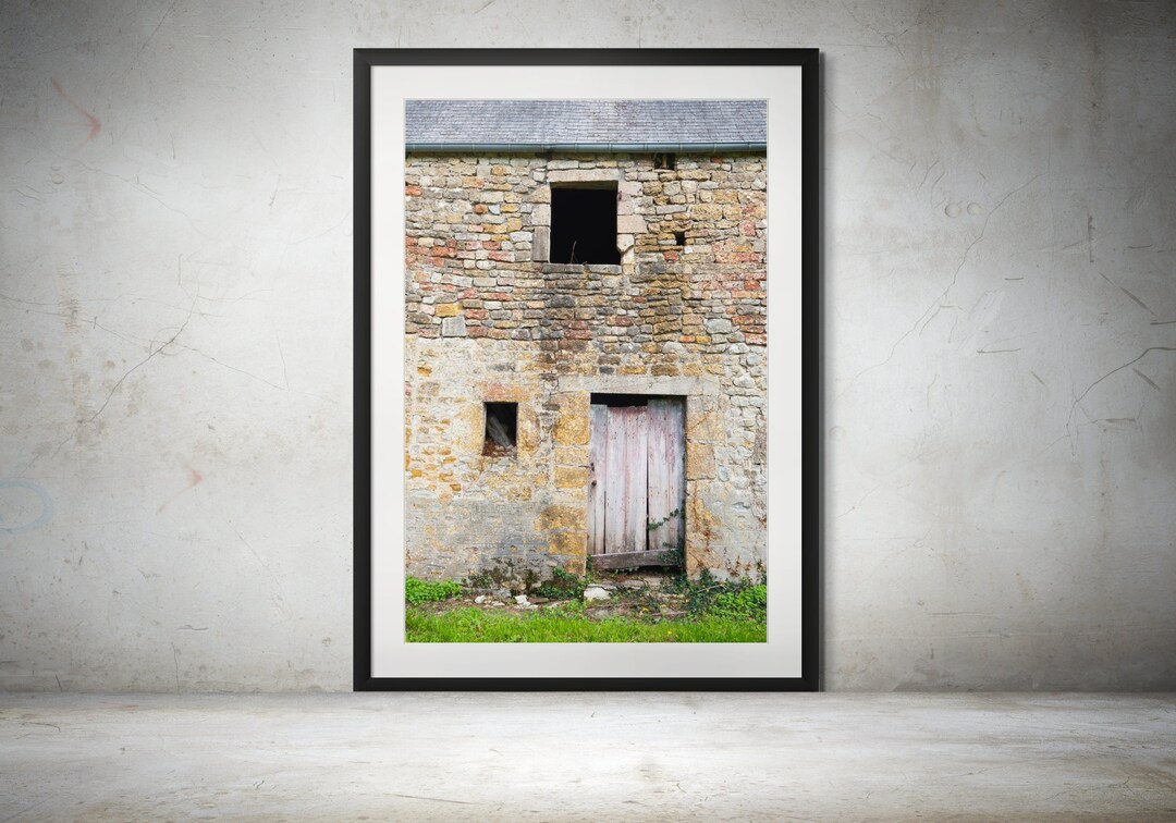 Historic Marmion Farm, Normandy Color Print of WWII Paratrooper ...