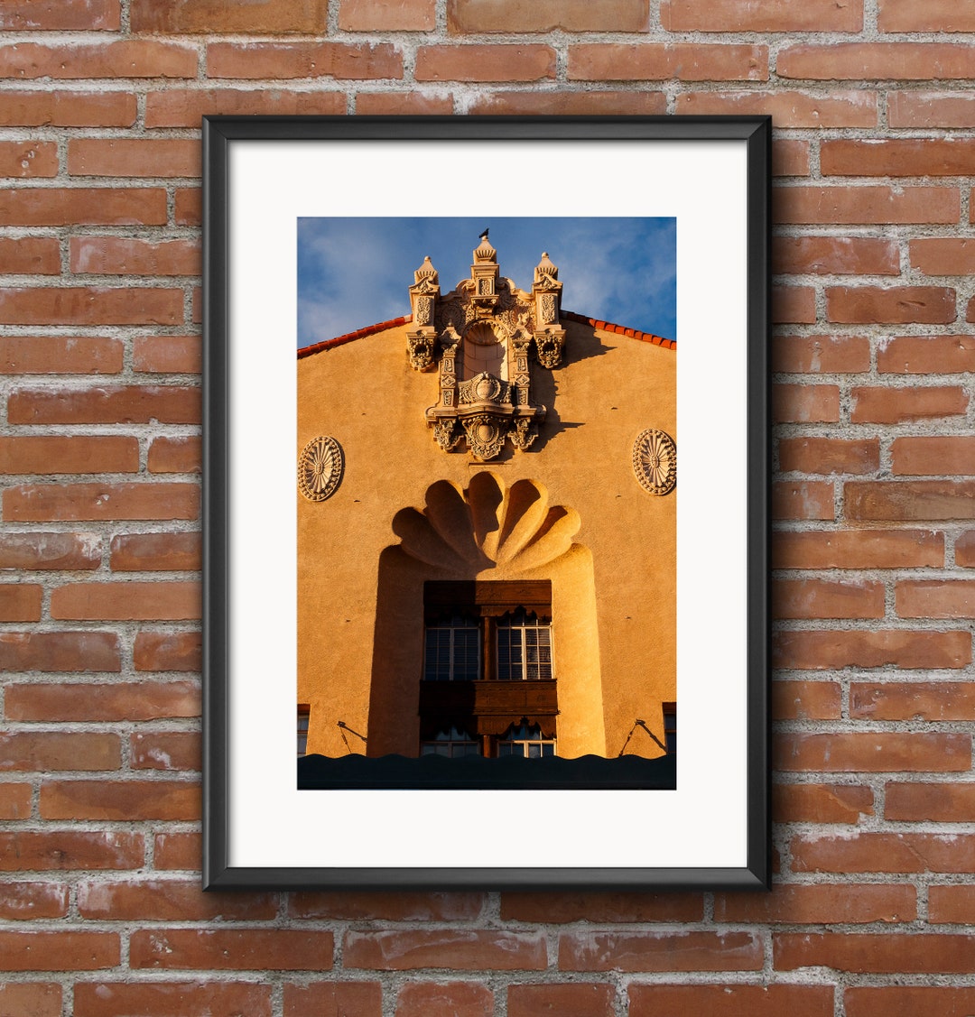 Lensic Theater Facade Santa Fe, New Mexico Architecture Print, Color ...