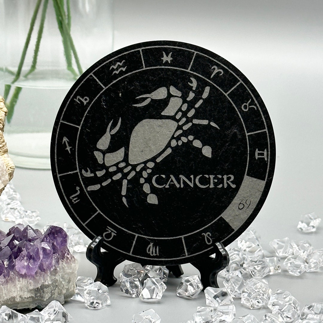 Cancer Zodiac Astrological Star Sign Coaster - Etsy