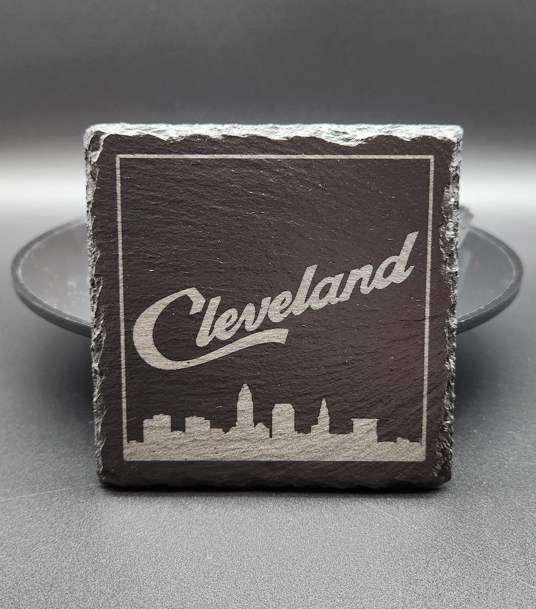 Cleveland Coaster Set Cleveland Script, Cleveland Skyline, Cleveland ...
