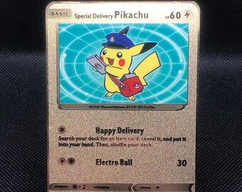 Special Delivery Pikachu - Etsy