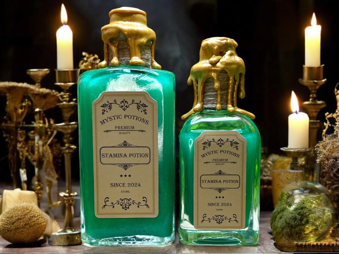 Stamina Potion, Dnd, LARP, Handcrafted, Mystic Potions, Alchemy, Magic ...