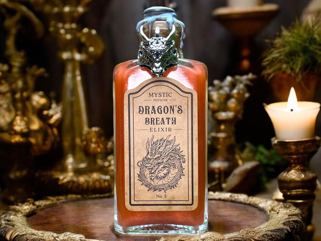 Dragon's Breath Elixir, Dnd, LARP, Dragon, Potion, Handcrafted, Alchemy ...
