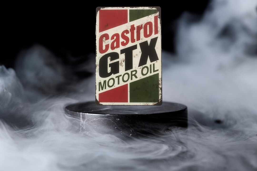 Metal Sign Castrol GTX Motor Oil Workshop Petrol Station - Etsy