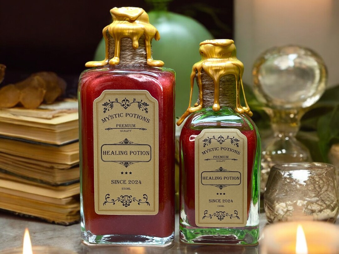 Healing Potion, Dnd, LARP, Handcrafted, Mystic Potions, Alchemy, Magic ...