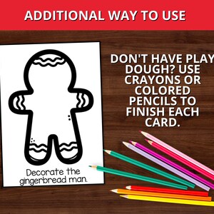 Christmas Play Dough Mats, Printable Play Dough Mats, Christmas ...