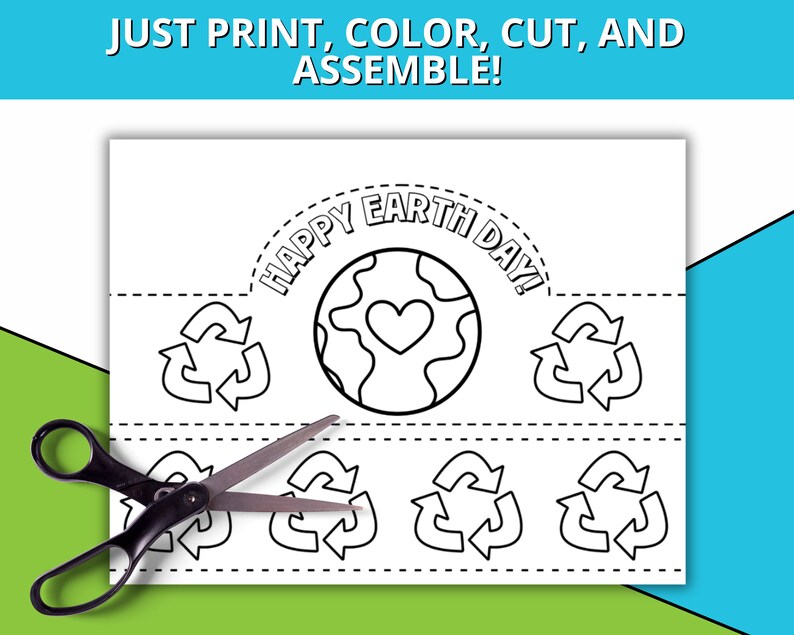 Earth Day Paper Crown Activity, Earth Day Hat, Earth Day Activity - Etsy