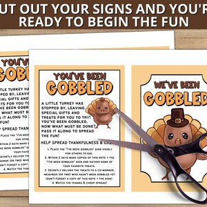 You've Been Gobbled Thanksgiving Activity, I've Been Gobbled ...