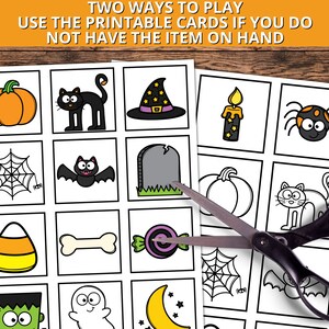 Halloween Scavenger Hunt, Printable Kids Halloween Party Games, Sensory ...