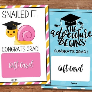 Graduation Gift Card Holder Bundle, College Graduation Gift, High ...