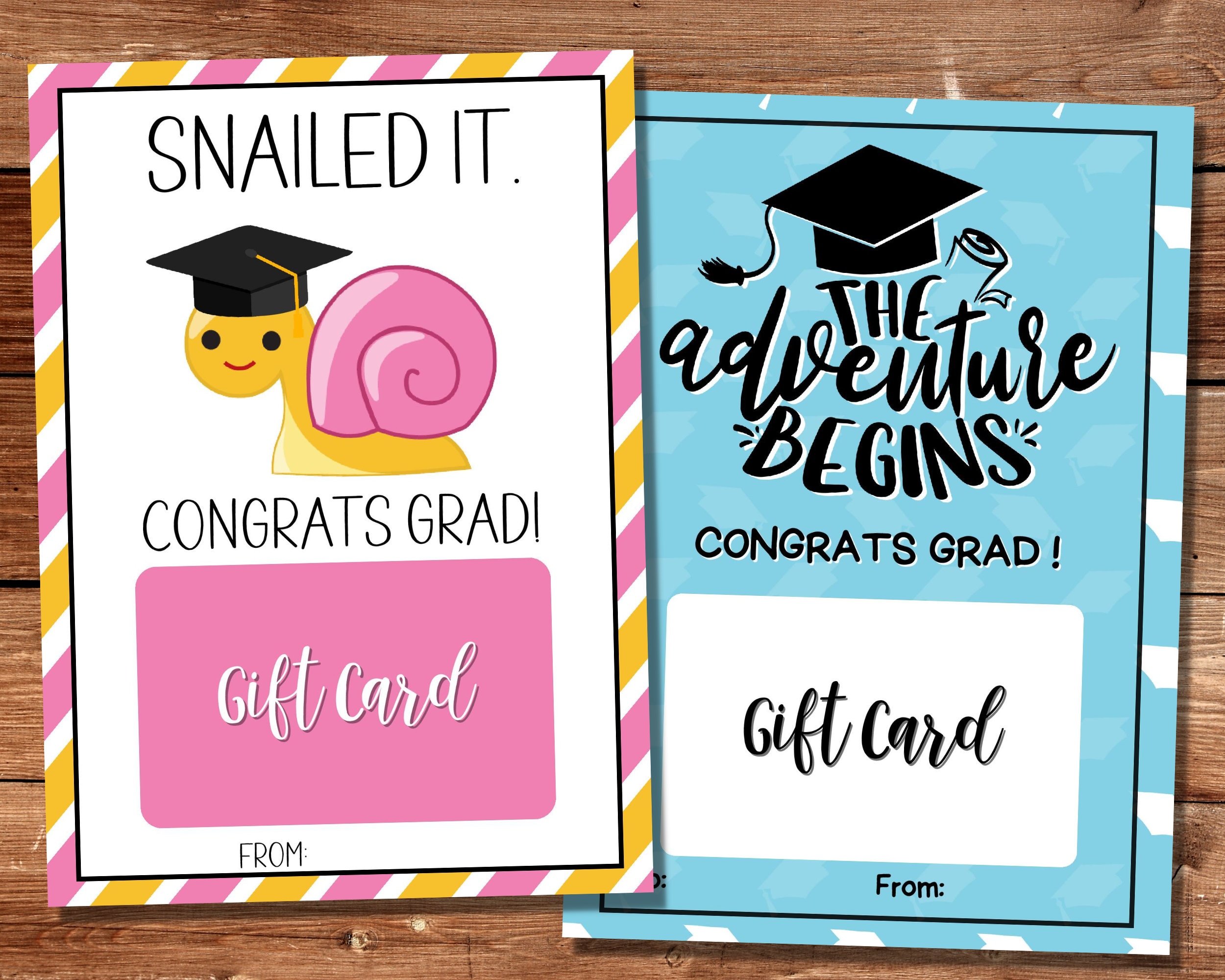 Graduation Gift Card Holder Bundle, College Graduation Gift, High ...