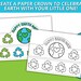 Earth Day Paper Crown Activity, Earth Day Hat, Earth Day Activity - Etsy
