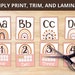 Neutral Boho Alphabet and Number Posters Boho Classroom Décor - Etsy