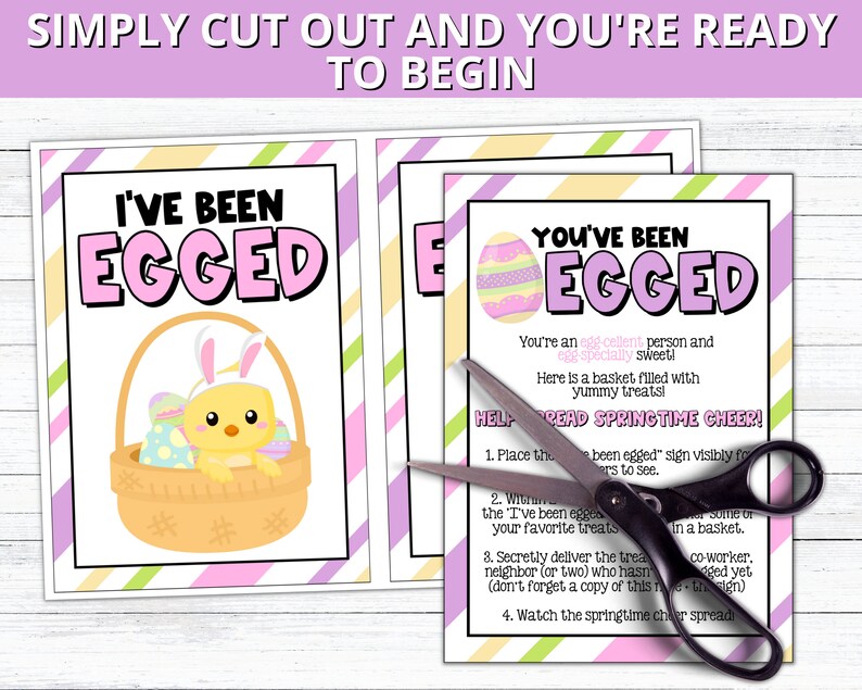 You've Been Egged Game, I've Been Egged Easter Game, Neighborhood ...