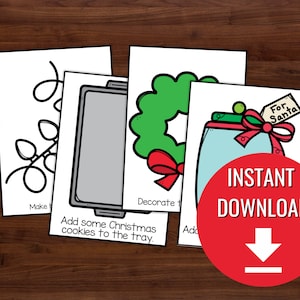 Christmas Play Dough Mats, Printable Play Dough Mats, Christmas ...