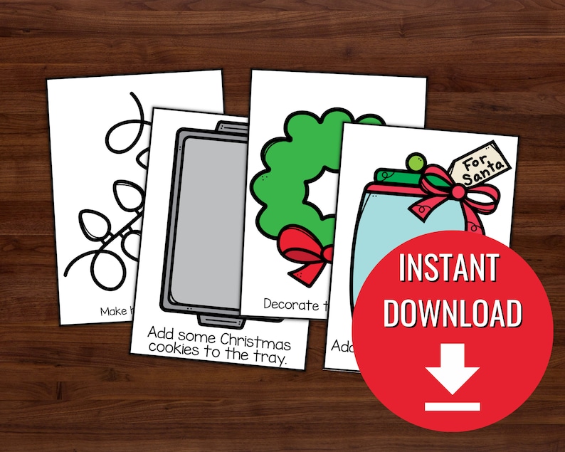 Christmas Play Dough Mats, Printable Play Dough Mats, Christmas ...