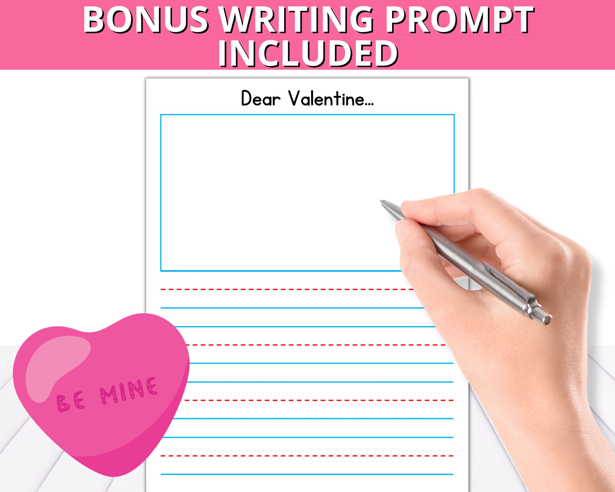 Valentine's Day Write the Room Activity, Valentine's Day Writing ...