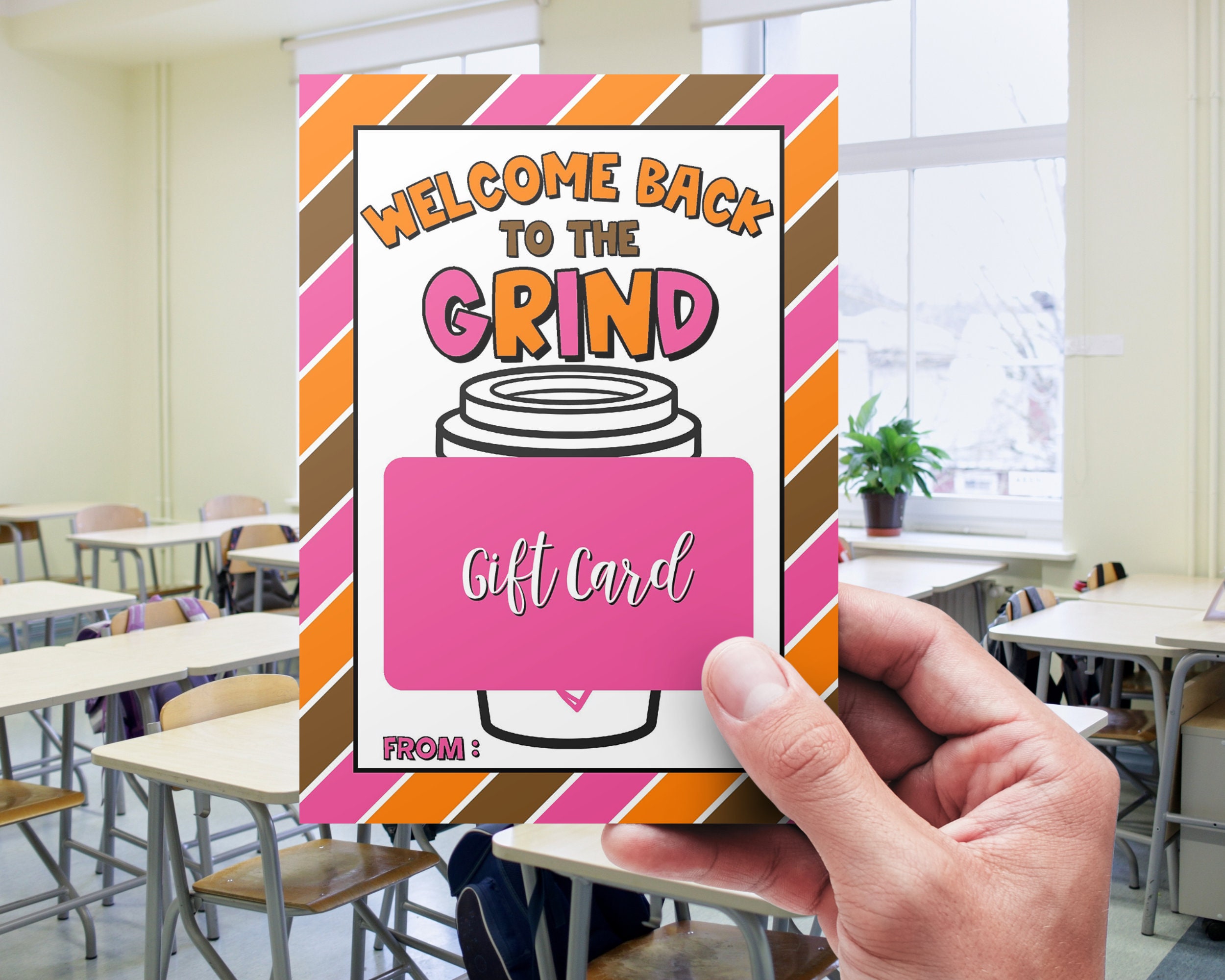 Back School Coffee Teacher Gift Card Holder, Back to School Teacher ...