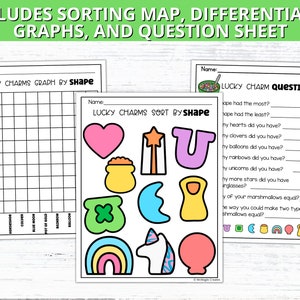 St. Patrick's Day Cereal Marshmallow Math Graphing Activity ...