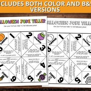 Halloween Fortune Teller Game, Halloween Jokes for Kids, Halloween ...