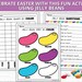 Easter Jelly Bean Math Graphing Activity - Etsy