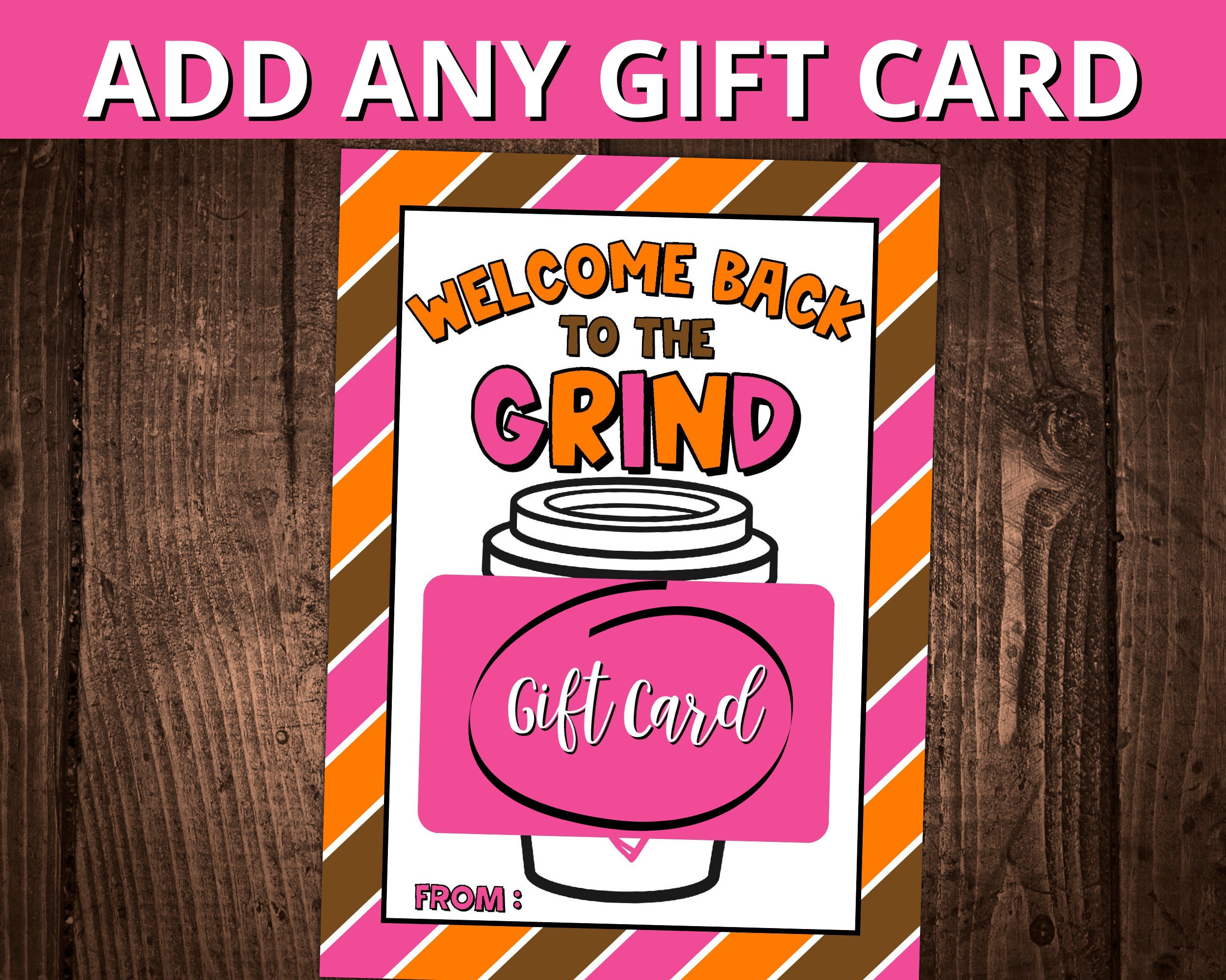 Back School Coffee Teacher Gift Card Holder, Back to School Teacher ...