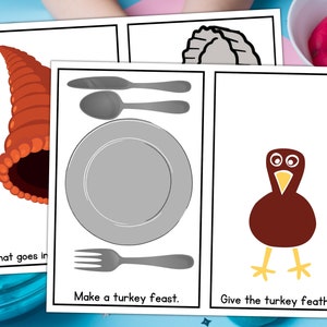 Thanksgiving Play Dough Mats Printable Play Dough Mats - Etsy