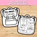 All About Me Backpack, First Day of School Activity, All About Me Craft ...