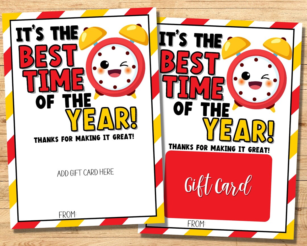 End of School Year Gift for Teachers Printable, Teacher Thank You Card ...