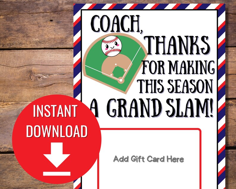 Baseball Coach Gift Coach Thank You Gift Baseball Coach End - Etsy