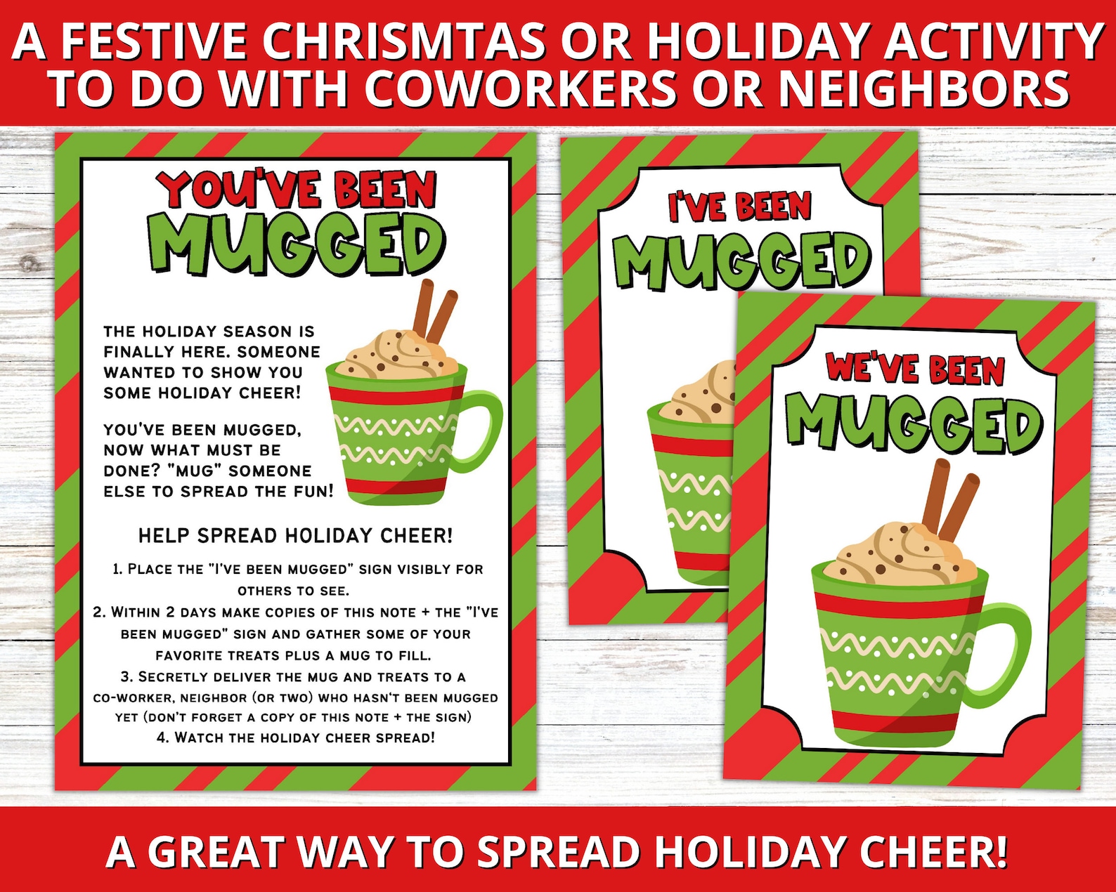 You've Been Mugged Holiday Game, I've Been Mugged Christmas Game ...