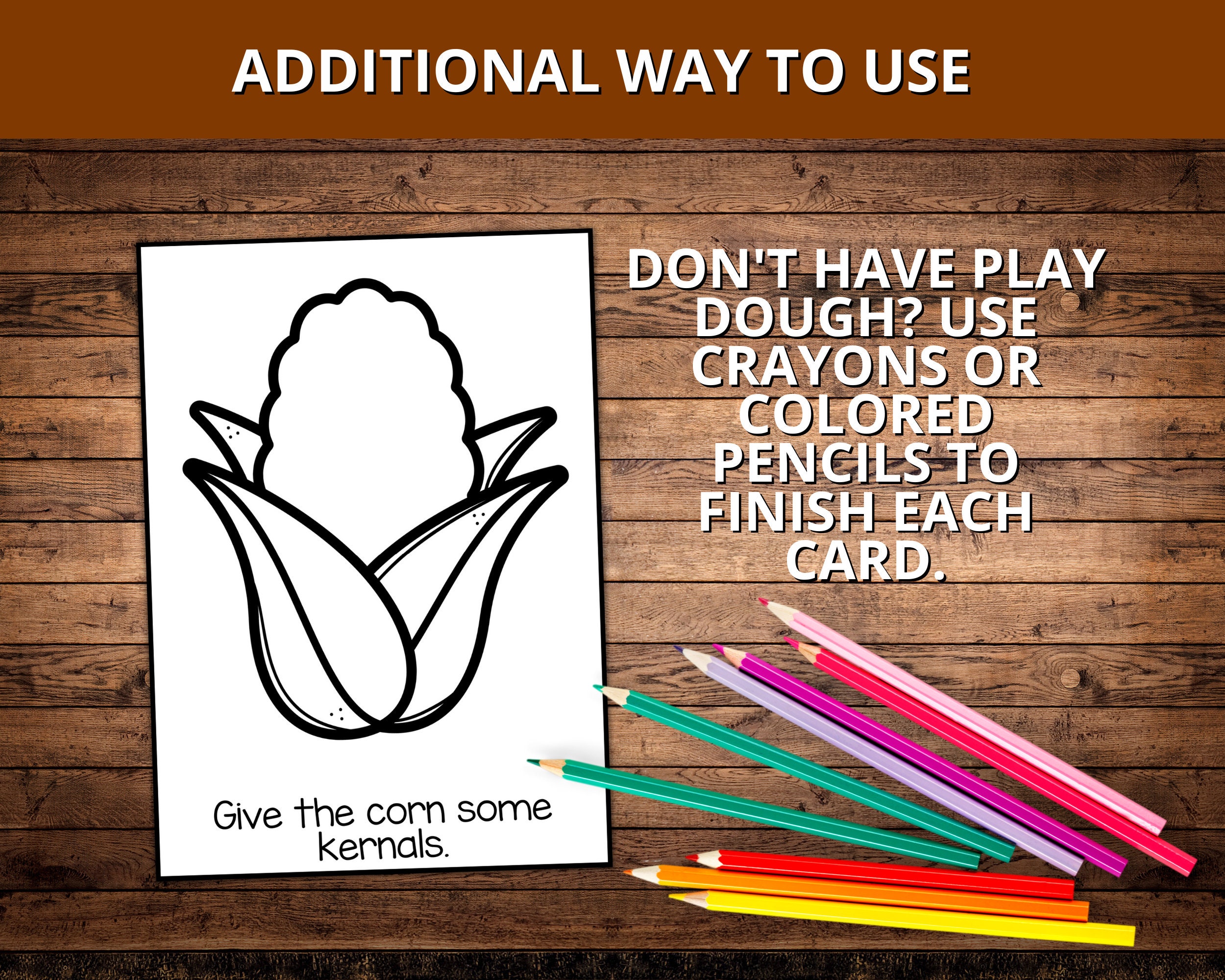 Thanksgiving Play Dough Mats Printable Play Dough Mats - Etsy