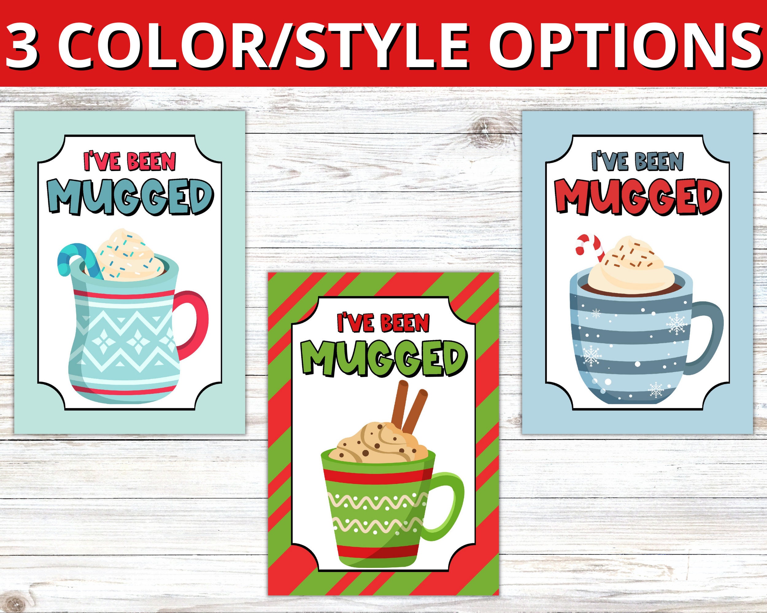 You've Been Mugged Holiday Game, I've Been Mugged Christmas Game ...