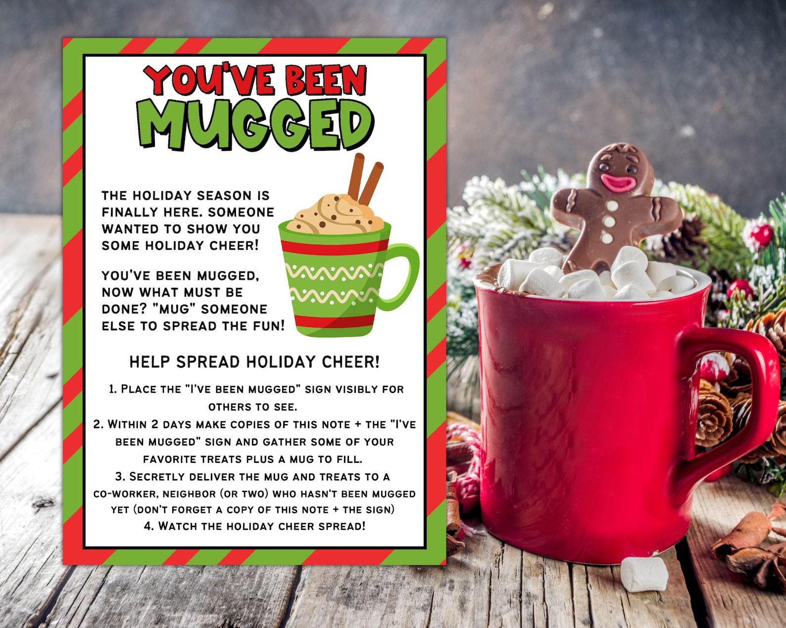 You've Been Mugged Holiday Game, I've Been Mugged Christmas Game ...