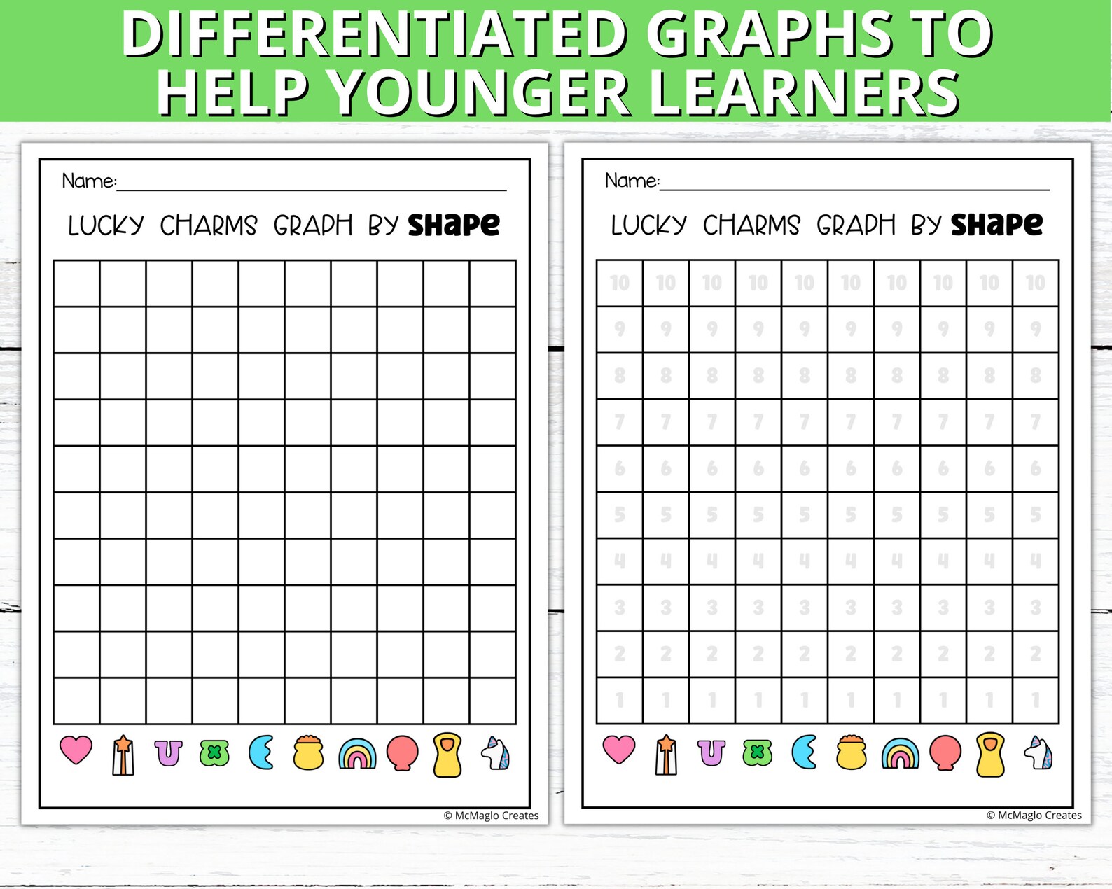 St. Patrick's Day Cereal Marshmallow Math Graphing Activity ...