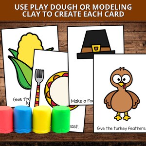 Thanksgiving Play Dough Mats, Printable Play Dough Mats, Thanksgiving ...