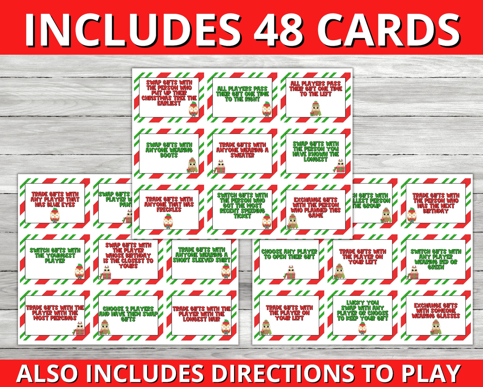 Christmas Gift Exchange Game Yankee Swap White Elephant Gift - Etsy