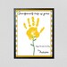 Grandparents Day Handprint Art, Grandparents Day Keepsake, Daycare ...
