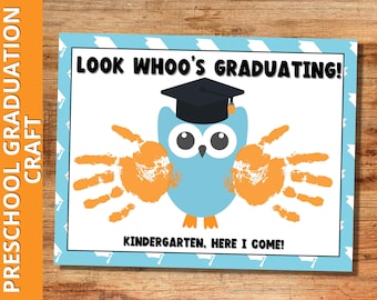 Preschool Graduation Handprint Keepsake Pre-k Graduation - Etsy