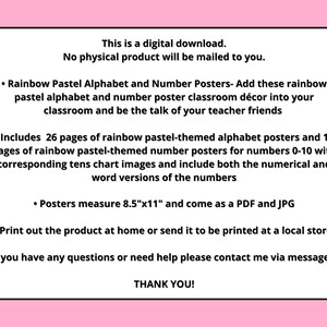 Pastel Rainbow Alphabet and Number Posters, Groovy Classroom Décor - Etsy