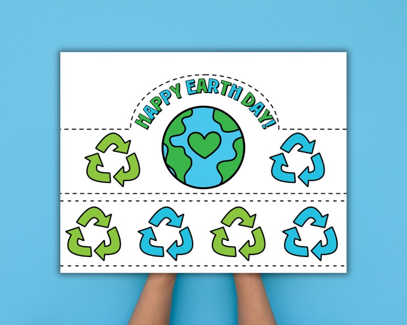 Earth Day Paper Crown Activity, Earth Day Hat, Earth Day Activity - Etsy