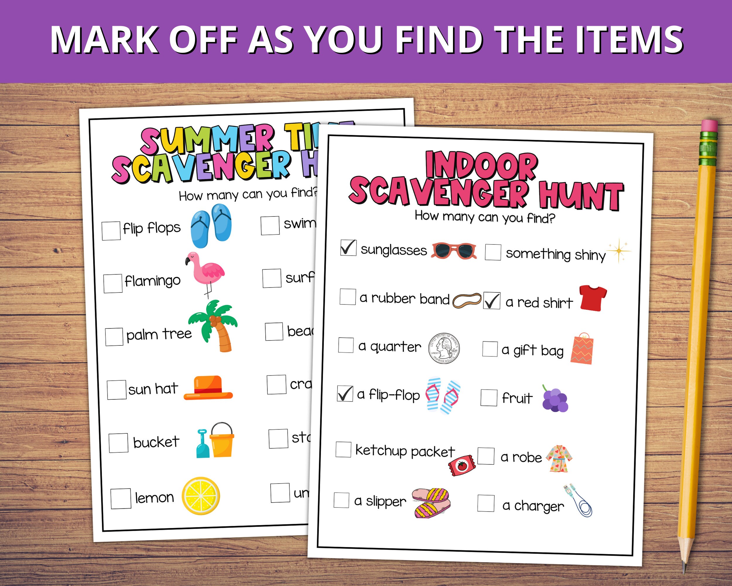 Scavenger Hunt for Kids, Printable Summer Activities, Scavenger Hunt ...