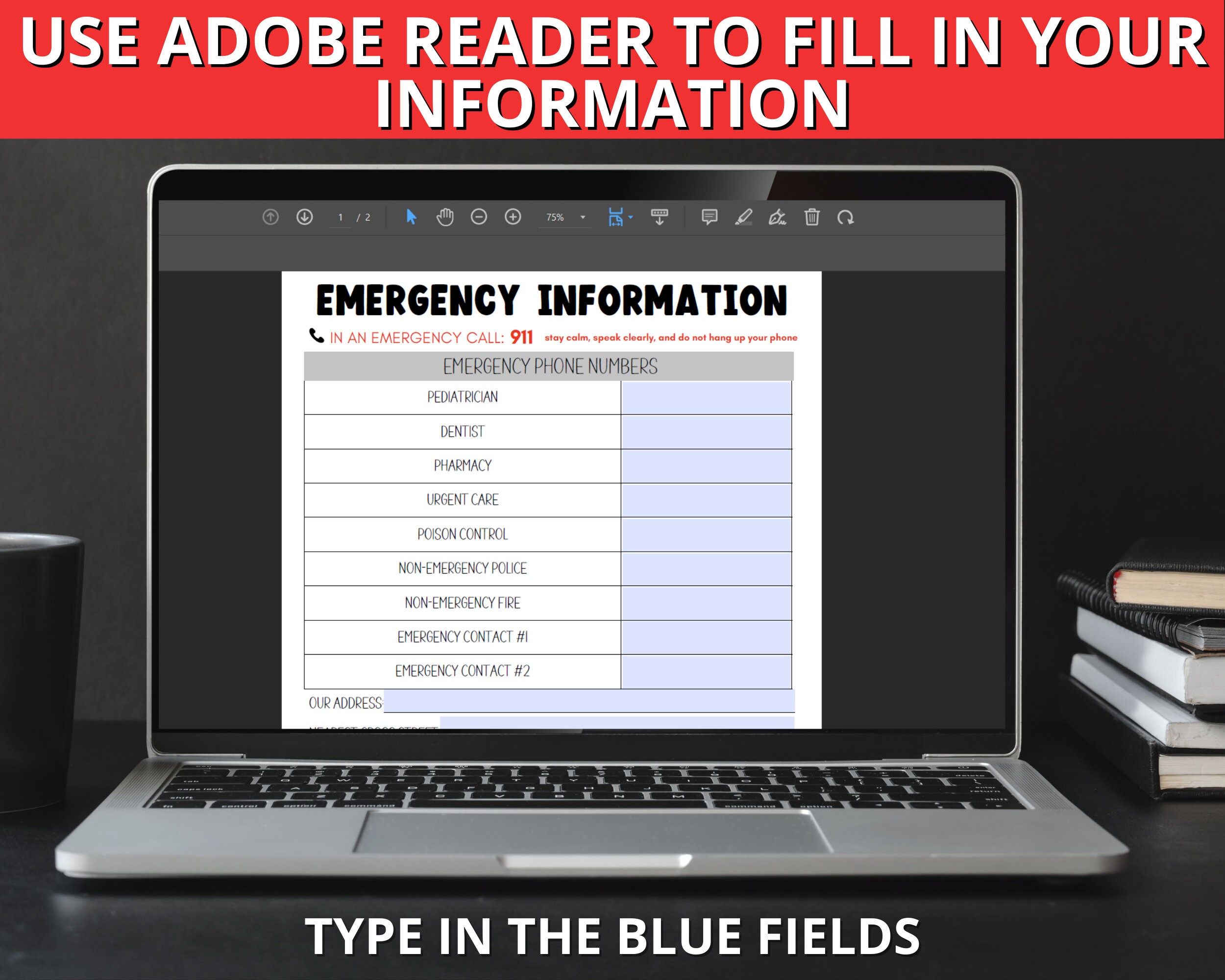 Child Care Emergency Contact Information Sheet, Incase of Emergency ...