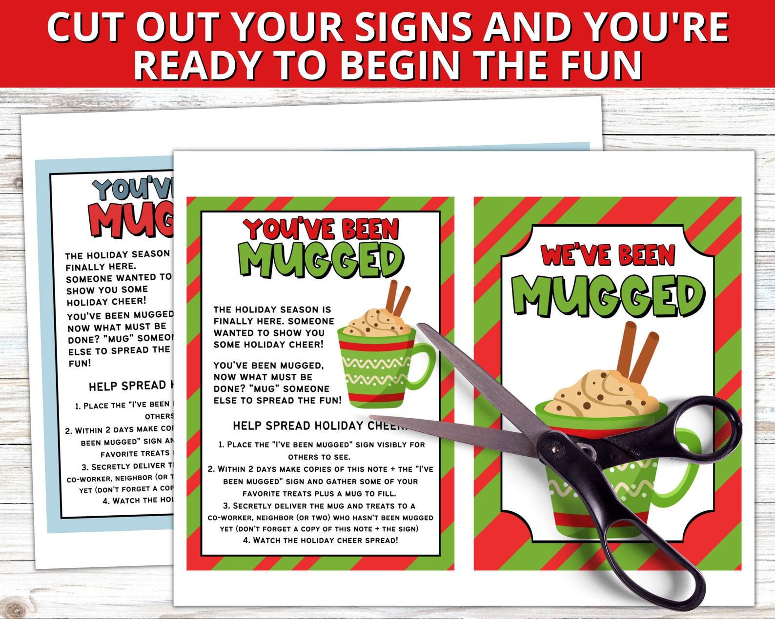 You've Been Mugged Holiday Game, I've Been Mugged Christmas Game ...