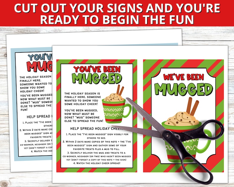 You've Been Mugged Holiday Game, I've Been Mugged Christmas Game ...